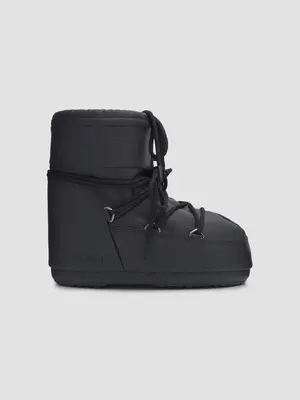 Moon Boot Icon Low Rubber Boots - Black