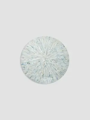 KIM SEYBERT Tahiti Capiz Shell Placemat - Periwinkle