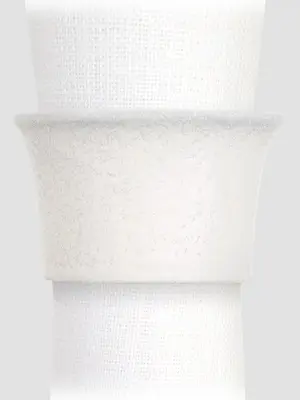 L'Objet Terra Flare 4-piece Napkin Ring Set - Stone