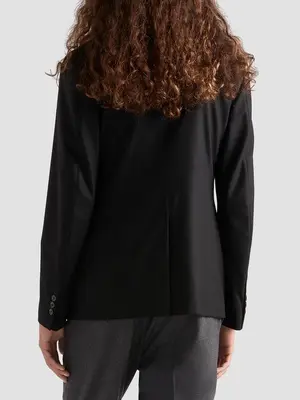 Prada Single-breasted Wool Blend Jacket