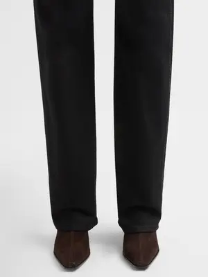 STUART WEITZMAN Stassi 85mm Stretch Booties - Midnight Espresso