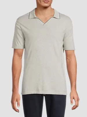 Robert Barakett Enrico Cotton Polo Sweater