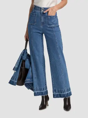 Cinq À Sept Dorothea Wide-leg Denim Pants