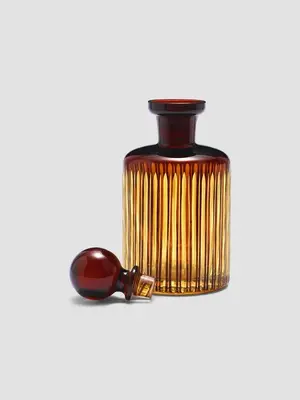 L'Objet Prism Glass Decanter - Amber