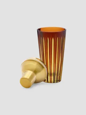 L'Objet Prism Glass Shaker - Amber