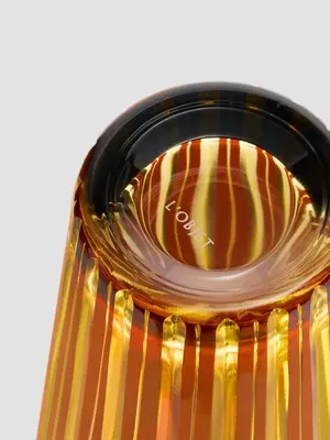 L'Objet Prism Glass Shaker - Amber