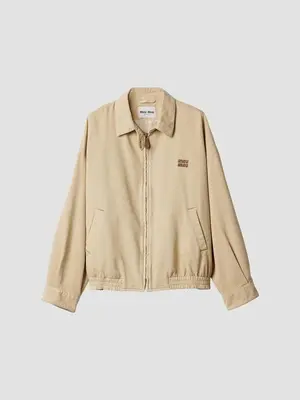 Miu Miu Light Denim Blouson Jacket