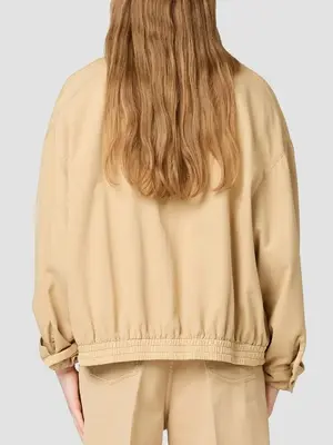 Miu Miu Light Denim Blouson Jacket