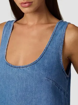 Joe's Jeans The Scoop Neck Denim Minidress