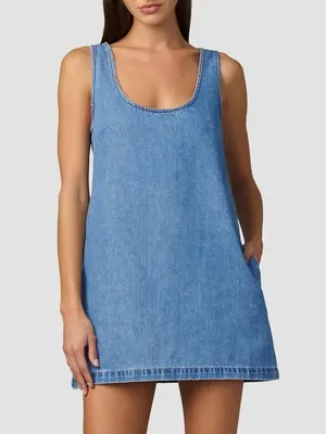 Joe's Jeans The Scoop Neck Denim Minidress