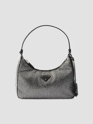 Prada Re-edition 2005 Crystal-studded Satin Mini-bag - Assorted