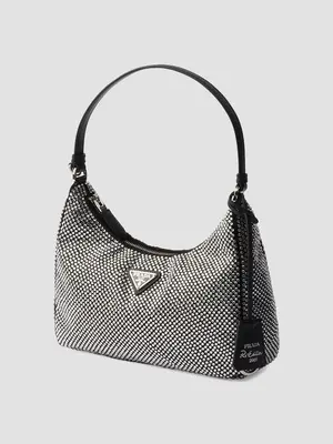 Prada Re-edition 2005 Crystal-studded Satin Mini-bag - Assorted