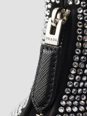 Prada Re-edition 2005 Crystal-studded Satin Mini-bag - Assorted