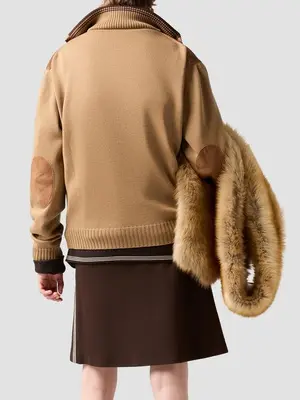Miu Miu Milano Rib Knit Skirt