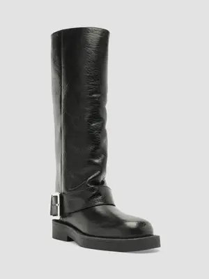 Schutz Patrice Up 40mm Leather Boots
