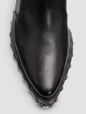 Schutz Taylor 30mm Studded Leather Booties