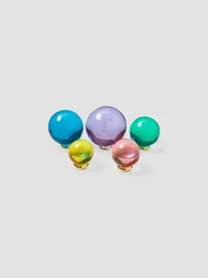 Jonathan Adler Acrylic 5-piece Orb Set - Multi