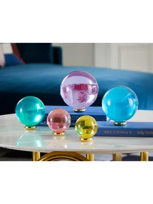 Jonathan Adler Acrylic 5-piece Orb Set