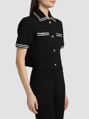 DH New York Adeline Knit Bowling-style Top