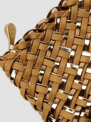 NAGHEDI St. Barths Petit Double Weave Top Handle Bag