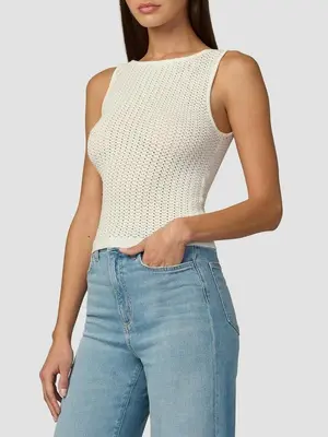Joe's Jeans Crochet Boatneck Tank