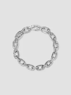 David Yurman Sculpted Cable Link Bracelet In Sterling 12mm