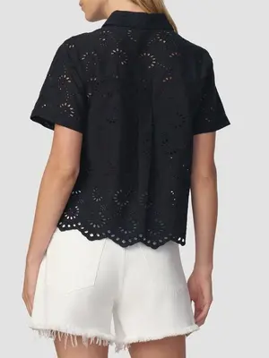 Joe's Jeans The Eyelet Button-front Shirt