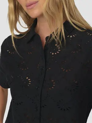 Joe's Jeans The Eyelet Button-front Shirt