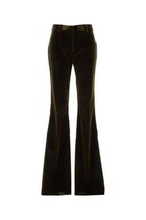 Etro Mud Stretch Velvet Pant