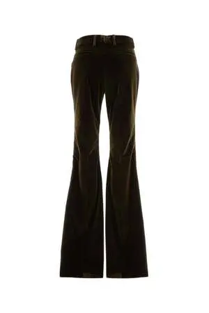 Etro Mud Stretch Velvet Pant