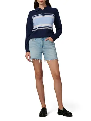 Joe's Jeans The Long Sleeve Cashmere Polo Sweater