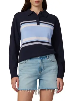 Joe's Jeans The Long Sleeve Cashmere Polo Sweater