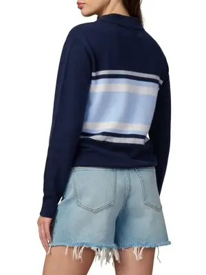 Joe's Jeans The Long Sleeve Cashmere Polo Sweater