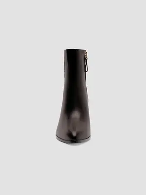 ALEXANDRE BIRMAN Jesse 60mm Leather Ankle Boots - Dark Brown