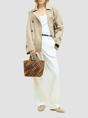 NAGHEDI St. Barths Small Watercolor Top Handle Bag