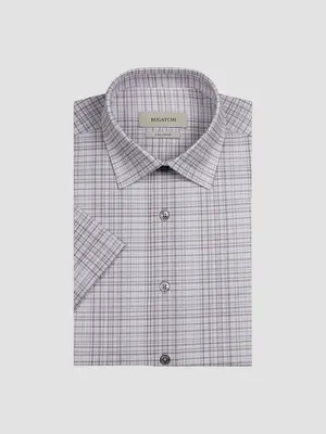Bugatchi Miles Ooohcotton Short-sleeve Shirt - Limestone