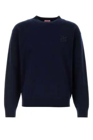 Kenzo Midnight Bue Wool Blend Sweater