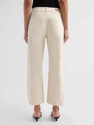 LE JEAN Frankie Studded Barrel-leg Jeans