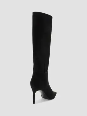Schutz Mikki 80mm Nubuck Leather Knee-high Boots
