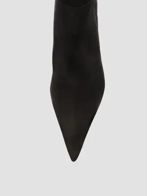 Schutz Mikki 80mm Nubuck Leather Knee-high Boots
