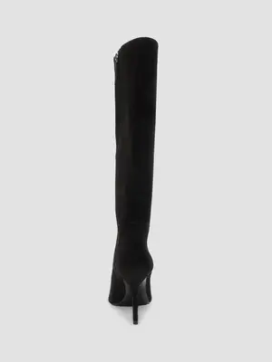 Schutz Mikki 80mm Nubuck Leather Knee-high Boots