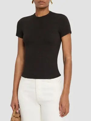 FRAME The Rib Baby Stretch Tee
