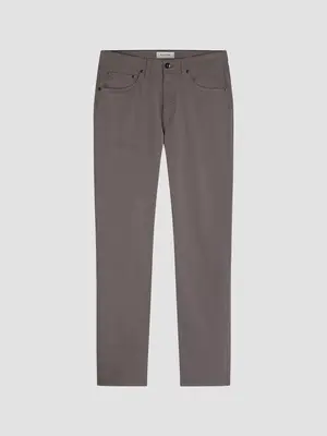 Bugatchi Stretch-cotton Straight-leg Jeans - Walnut