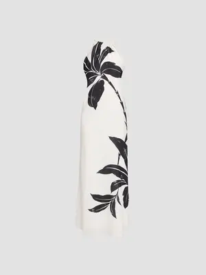 Kobi Halperin Kaylee Floral Halter Maxi Dress - Ivory Multi