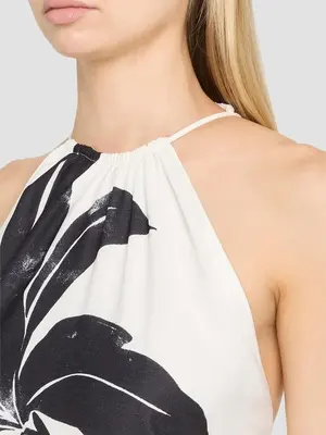 Kobi Halperin Kaylee Floral Halter Maxi Dress