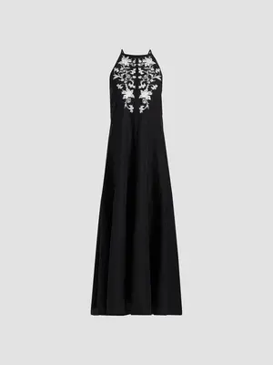 Kobi Halperin Regina Embroidered Midi-dress