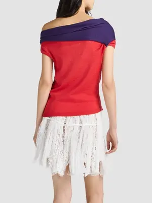 JW Anderson Off-the-shoulder Sweater Tank