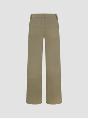 FRAME Le Slim Palazzo Cotton-blend Wide-leg Jeans