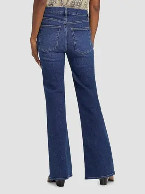 FRAME The Icon Mid-rise Stretch Flare Jeans - Solace