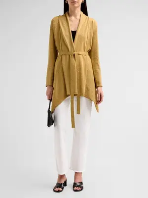 Kobi Halperin Tate Metallic Knit Cardigan - Gold